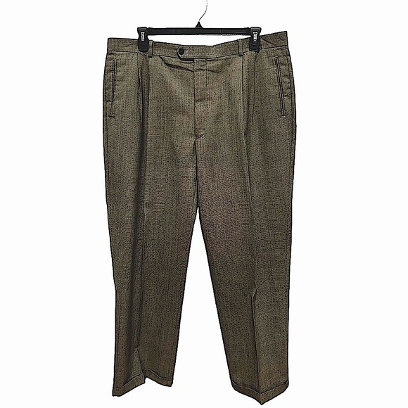 Louis Raphael | Pants | Louis Raphael Mens Blackwhite Herringbone Dress ...